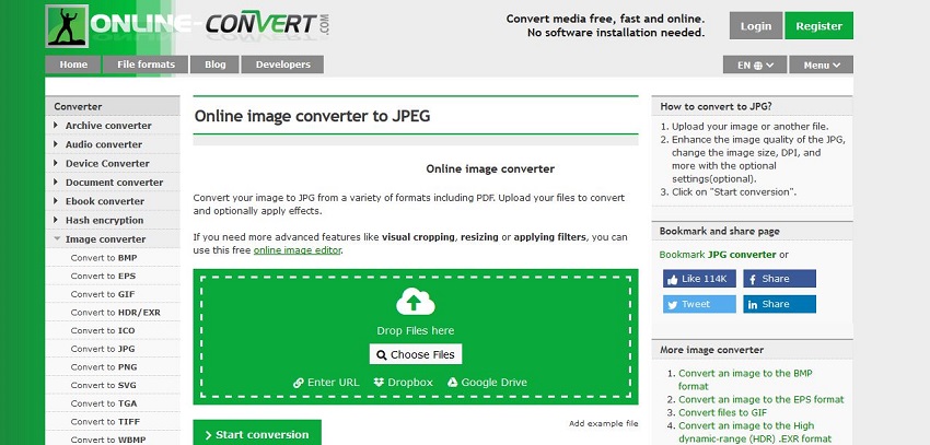 Online Converter for JIF to JPG