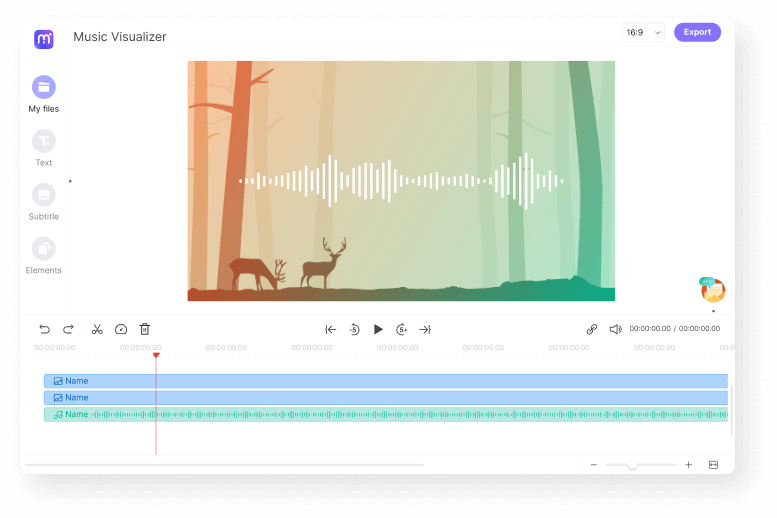 Online Music Visualizer Add Tangible Spectrum Easily Media io